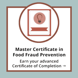 Food Fraud Prevention Think Tank - free, online food fraud training